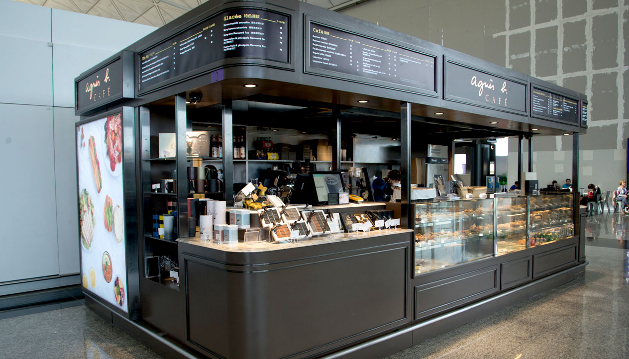 Agnès b. CAFÉ @ Hong Kong International Airport - Zodiac Lighting