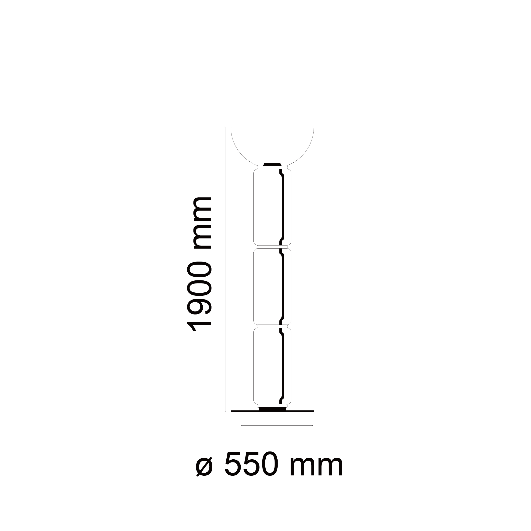NOCTAMBULE F3 High (FH F02660) - Zodiac Lighting