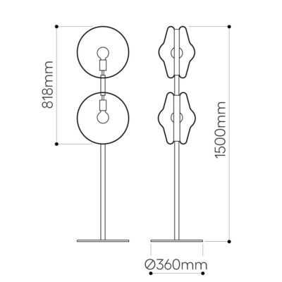 Orbital (Floor Lamp) - Zodiac Lighting